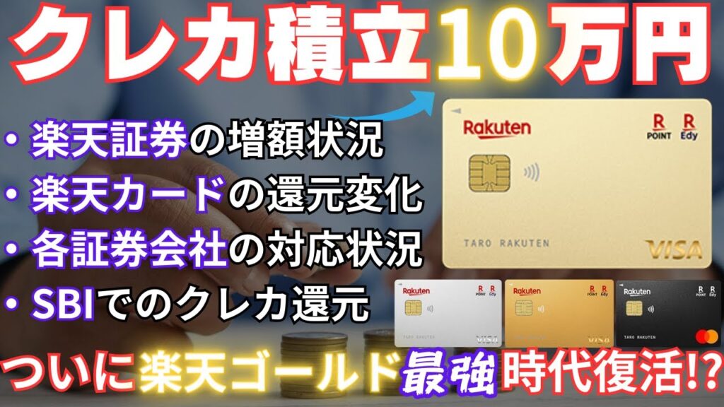 【新NISA】クレカ積立10万円決定！楽天ゴールドがついに最強カードに？ | Wealth Wise Japan