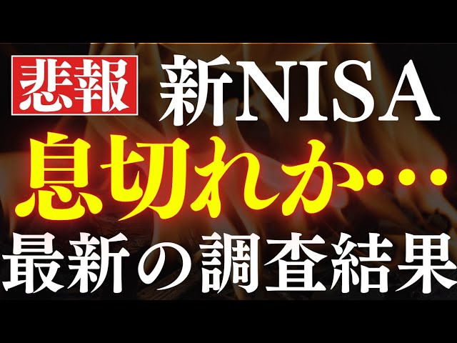 【衝撃】新NISAブーム終了…⁈購入額が減少し始める…。最新の実態調査 | Wealth Wise Japan