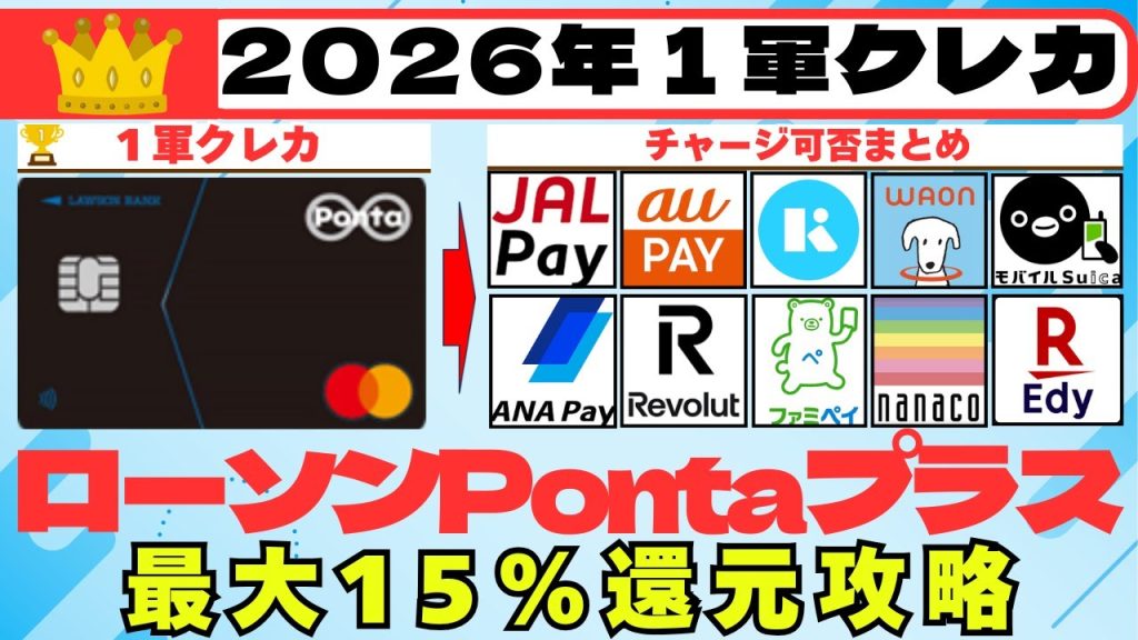 ＜1軍クレカ：高還元カード編＞ローソンPontaプラス （特約店で最大15％還元） | Wealth Wise Japan